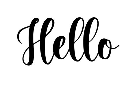 Cursive Hello Vinyl Decal Etsy Cursive Hello Vinyl Decal Etsy