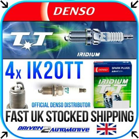 Genuine DENSO OE Iridium TT Twin Tip Spark Plug X4 Ik20tt For Sale