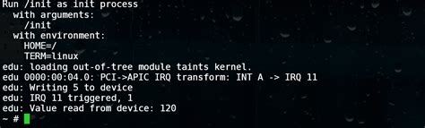 QEMU edu设备驱动编写 Sparta EN的折腾日志