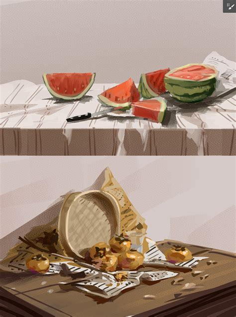 色彩练习 色彩厚涂
