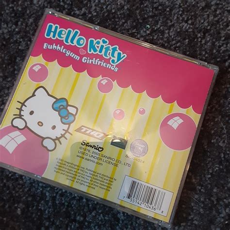 Hello Kitty Cd Rom Game From 2005 Titled Bubblegum Depop