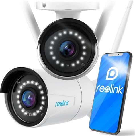 Reolink Kamera Ip Reolink Rlc 410W Ai 4Mp Wi Fi 2 4Ghz 5Ghz Ir 30M