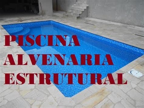 Como Fazer Uma Piscina Em Alvenaria Estrutural Youtube