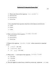Grade 11 Exploring Comparing Forms Quiz Exploring Comparing Forms Quiz 10 1 What Is The