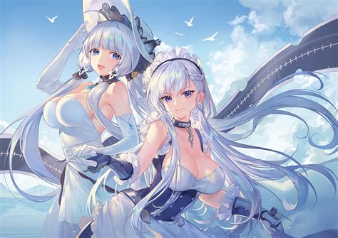 アズールレーン【ベルファストイラストリアス】 壁紙