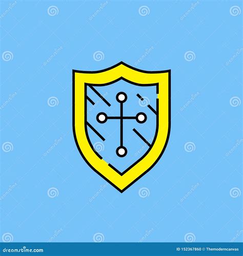 Linear Security Icon From Electrian Connections Outline Collection Thin Line Security Vector