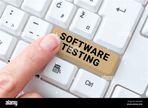 Text Sign Showing Software Testinginvestigation Provide Information About The Quality Of It