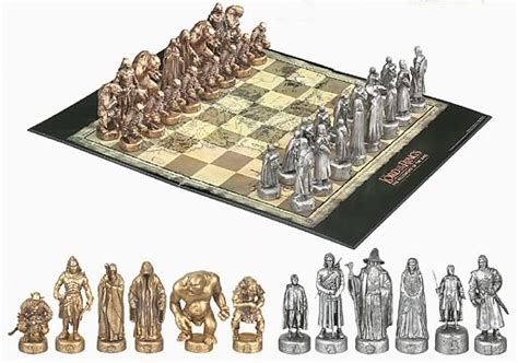 Lotr Chess Set Not Mint Entertainment Earth