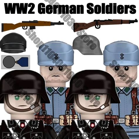 WW2 Alem O Militar Honor Guard Soldados Figuras Blocos De Constru O