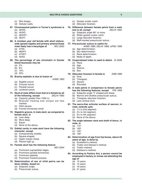 Forensic Medicine Mcqs Pdf