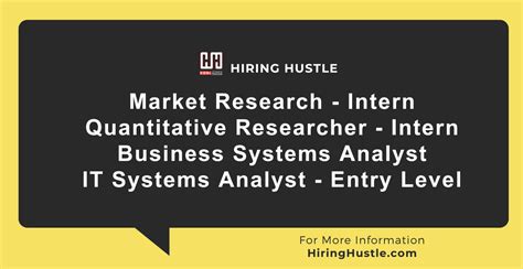 Internship And Job Opportunities For New Candidates Hiring Hustle