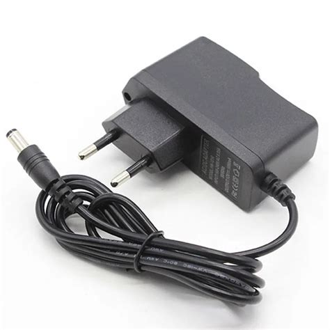 Pcs V A Ac Dc Adapter Eu Plug V Ma Charger Power Supply Mm For Led Lamp