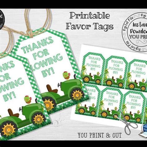 Tractor Hayride Farm Birthday Party Personalized Printable Etsy