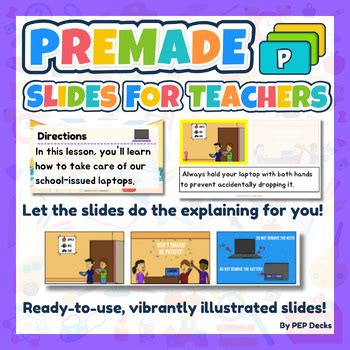 Handling A School Issued Laptop Classroom Management Scripted PPT