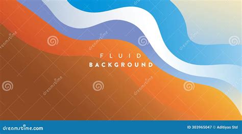 Vector De Fondo De Flujo De Flujo De Gradiente De Color Abstracto Ilustración Del Vector