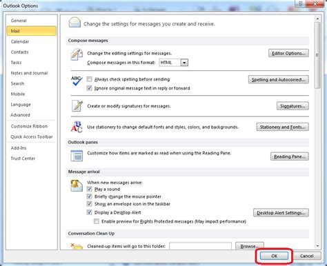 Configure Signature In Outlook 2010 - UML Center for Systems Research