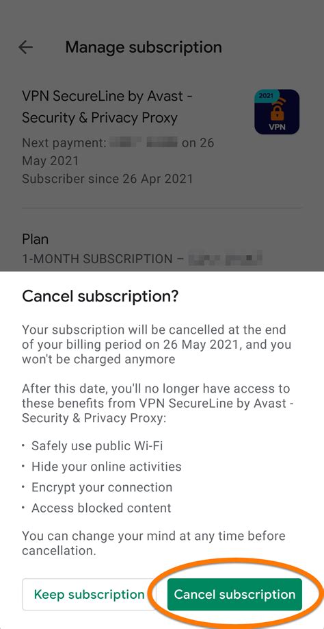 How To Cancel An Avast Subscription Via Google Play Store Or The App