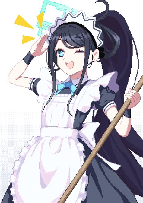 I Drew Maid Arisu Rbluearchive