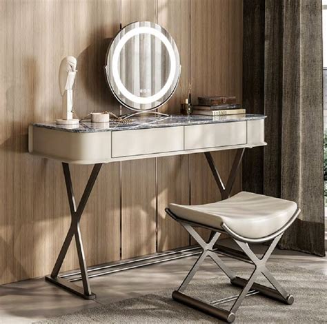 Jvmoebel Schminktisch Beiger Schminktisch Design Schlafzimmer Möbel