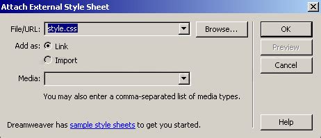 CSS Styles In Dreamweaver FastWebHost Tutorials