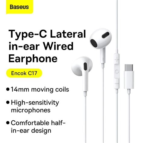 Baseus Type C Hands Free C17 Encok Jeck Wired Baseus Pakistan