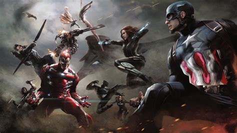 Captain America Civil War Artwork Wallpapers Hd Wallpapers Id 17745