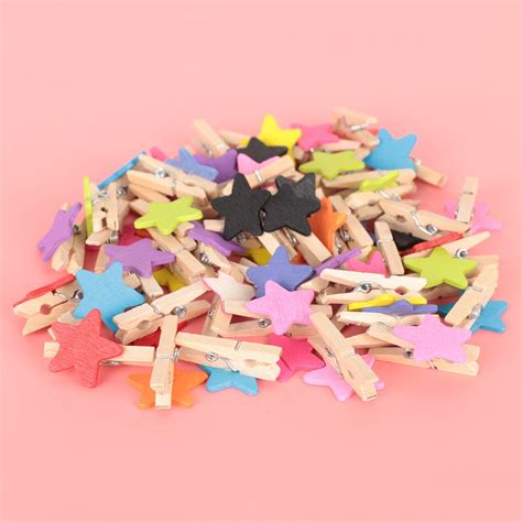 Pince à Lingemini Pinces à Linge En Bois Naturel 50 Pièces Clips En
