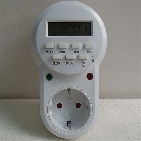 High Quality 220v 230v 16a Eu Plug Timer Converter European Standard Timer Socket Programmable