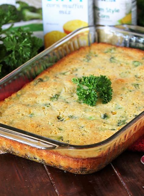 Broccoli Cornbread Casserole The Kitchen Is My Playground