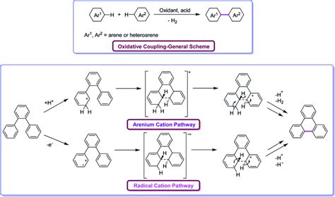 Oxidative Coupling Of Arenes Through The Two Alternative Possible