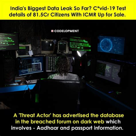 Codelopment On Linkedin Cybersecurity Databreach Aadhaar