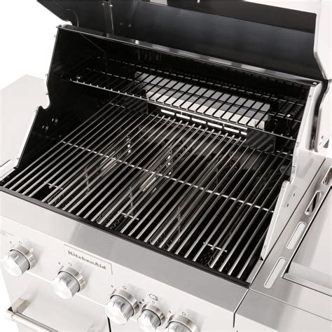 Kitchenaid 4 Burner Propane Gas Grill In Stainless Steel With Ceramic