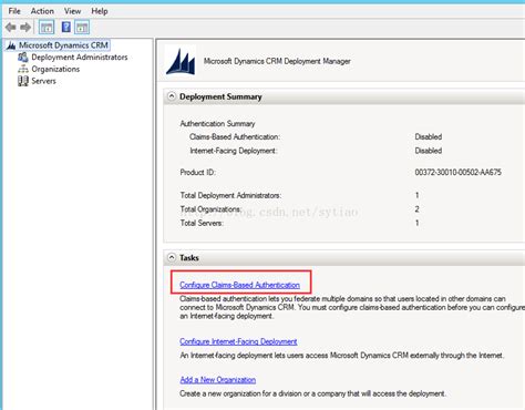Dynamic Crm 2016 Ifd配置（5）claims Based认证 内部访问配置ifd认证 Csdn博客