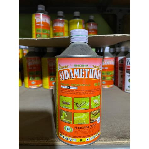 Jual SIDAMETHRIN 50 EC 400 ML KEMASAN PABRIK INSEKTISIDA PEMBASMI ULAT