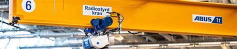 Abus Eot And Jib Cranes At Swedish Manufacturer Of Special Profiles