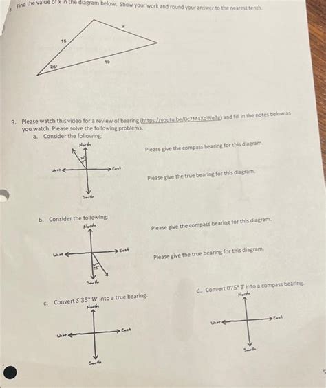Solved Find The Value Of X In The Diagram Below Show Your Chegg