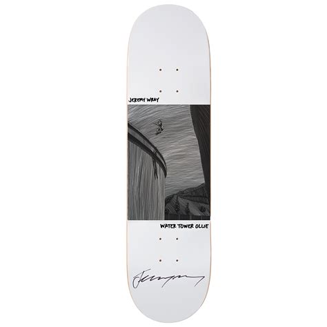 Hand Drawn Autographed Jeremy Wray Water Tower Ollie Storied Deck