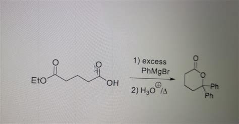 Solved 1 Excess 2 H3o⊕ Δ Phmgbr