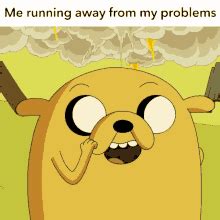 Running From My Problems Spongebob Meme  Running From My Problems