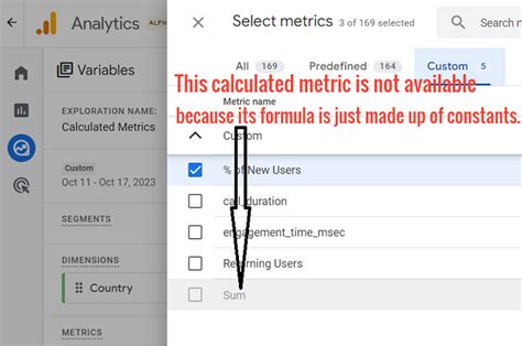 Google Analytics Calculated Metrics With Examples Optimize Smart