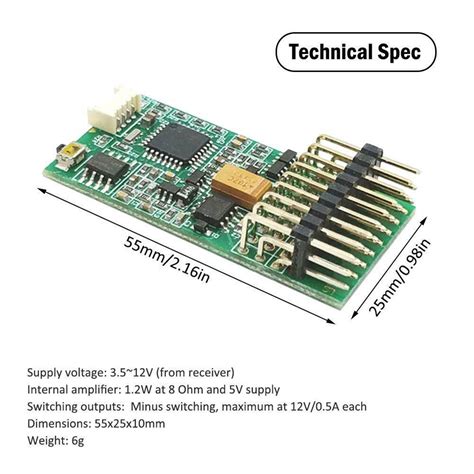 Dasmikro Tbs Mini Programmable Sound And Light Control Unit For Rc Mod