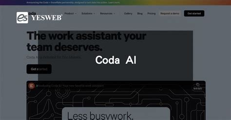 Coda Ai Yesweb