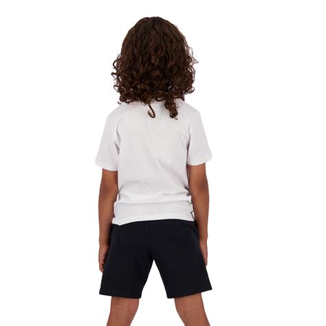 Polera Logo Messi Blanca Niño 100 Fútbol