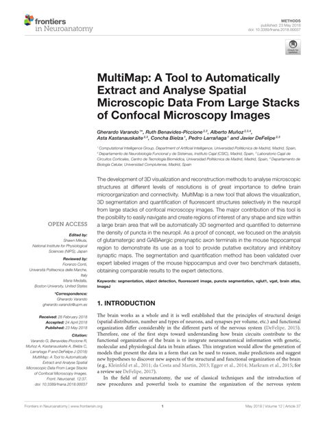 Pdf Multimap A Tool To Automatically Extract And Analyse Spatial
