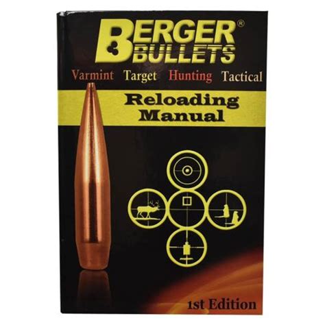 Berger Bullets Reloading Data Manual