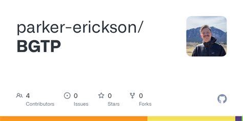Github Parker Erickson Bgtp