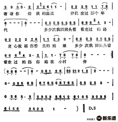 《小芳》最新曲谱李春波 李春波钢琴谱吉他谱 新乐谱