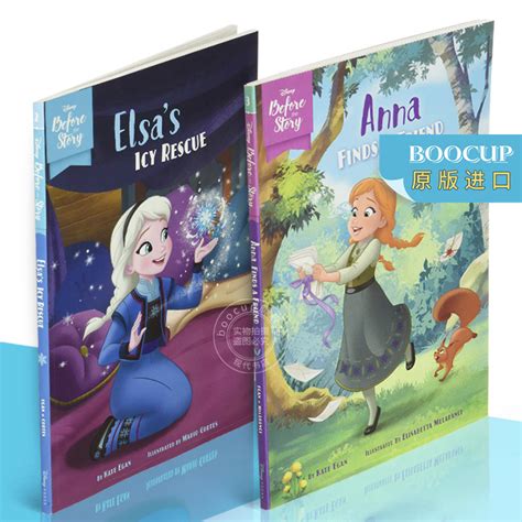 冰雪奇缘前传迪士尼儿童故事书英文原版 Disney Before The Storyanna Finds A Friendandelsas