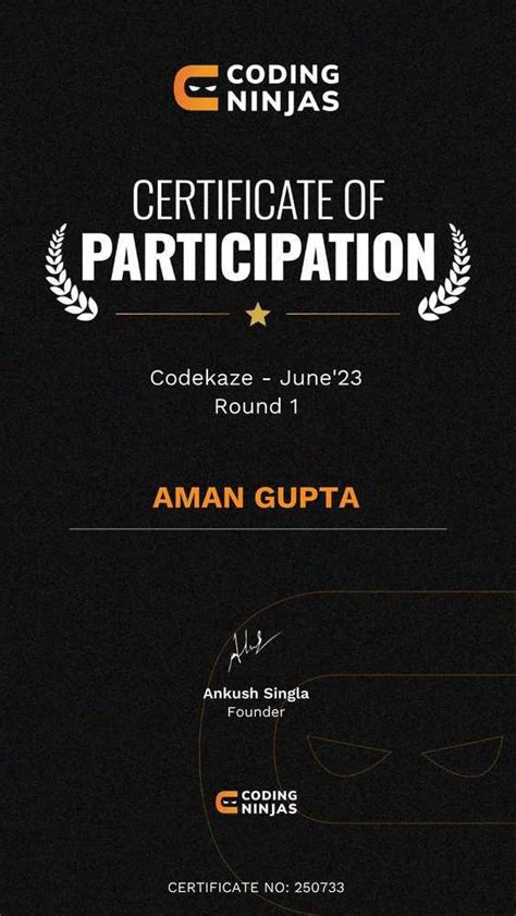 aman gupta on linkedin codingninjas participation