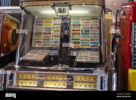 Details Of Retro Jukebox Music And Dance In The 1940s And In The 1950s